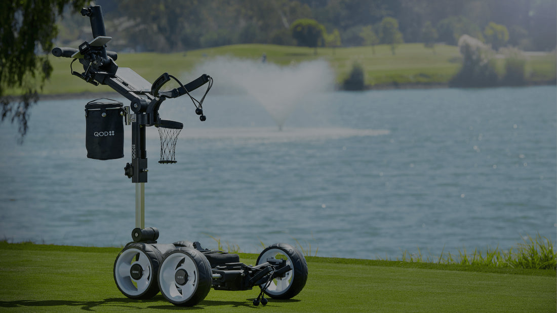 Electric Golf Caddy Cart 2024 & Motorized Golf Push Cart -QOD GOLF USA
